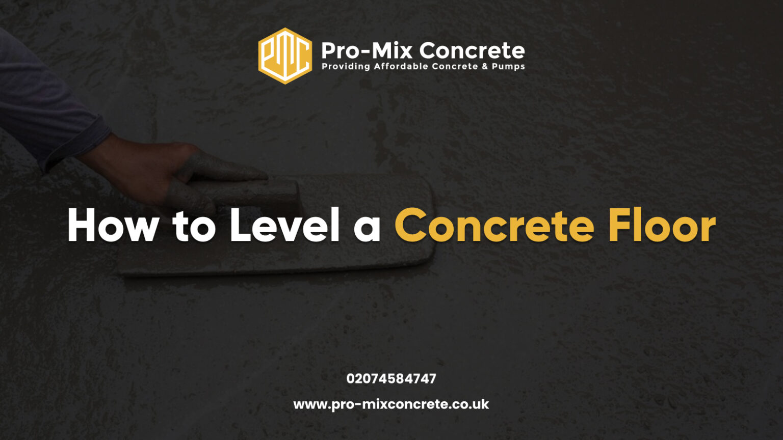 How to Level a Concrete Floor