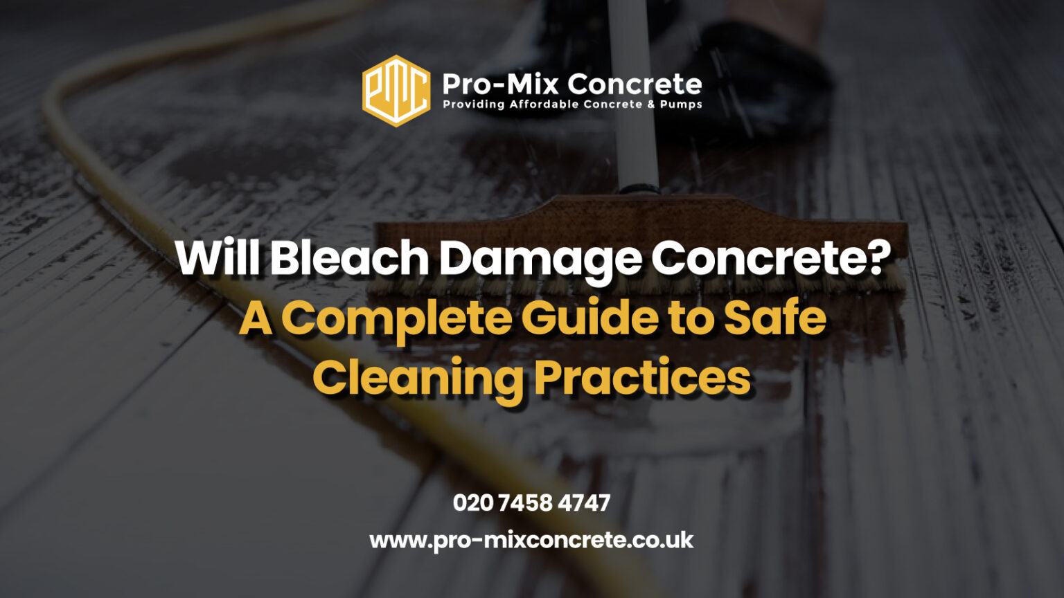 Will Bleach Damage Concrete? - Safe Concrete Cleaning Guide