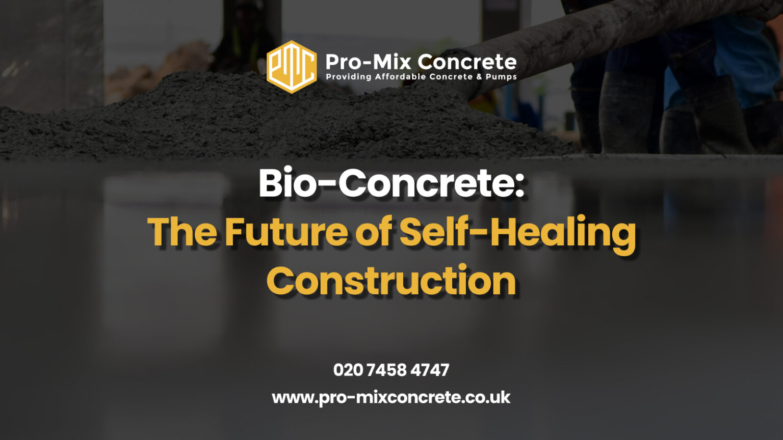 Bio-Concrete: The Future of Self-Healing Construction